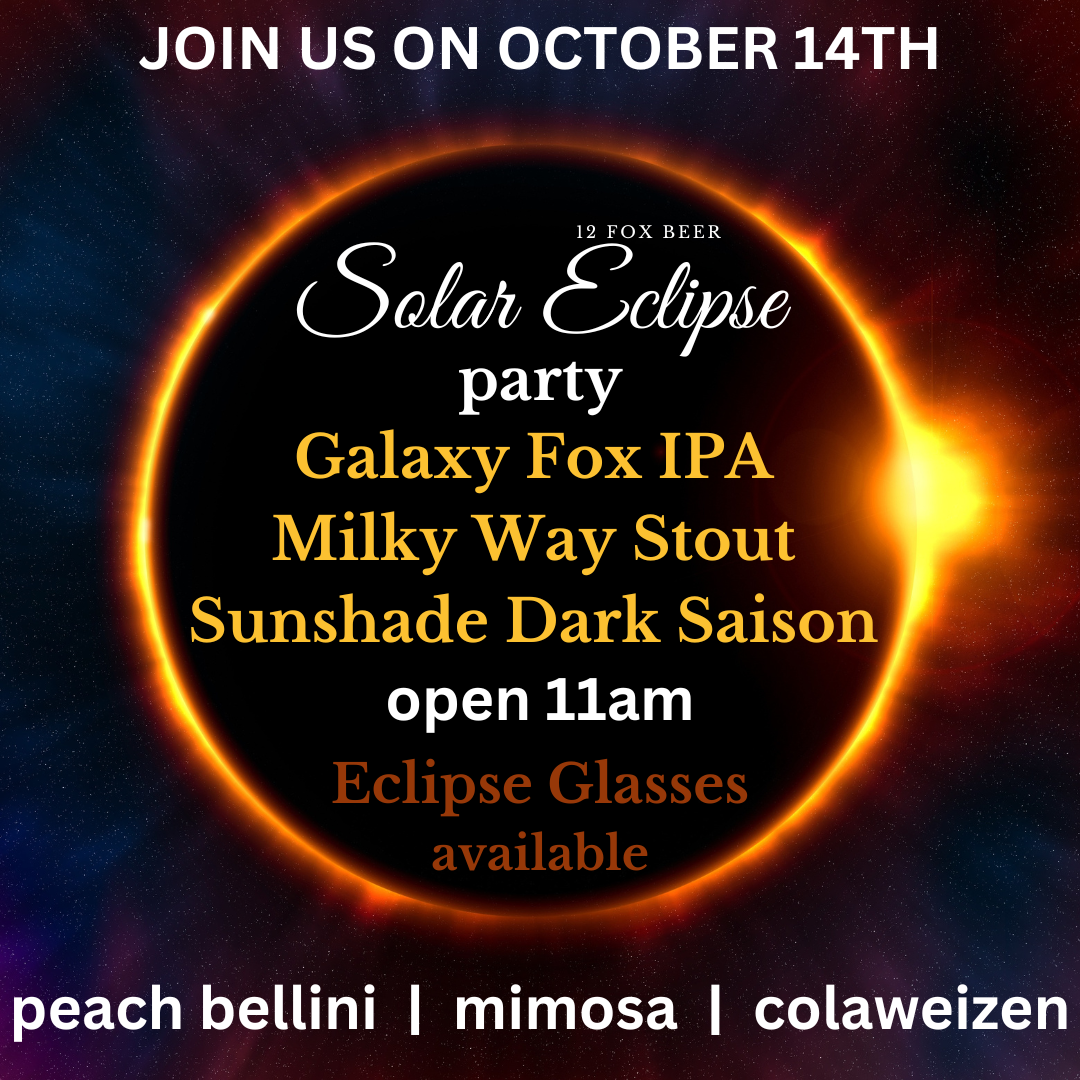 Solar Eclipse Viewing Party | 12 Fox Beer
